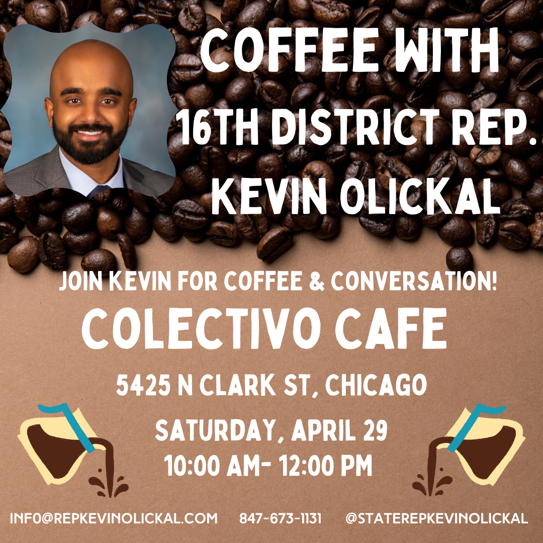 Coffee With Kevin – State Rep Kevin Olickal
